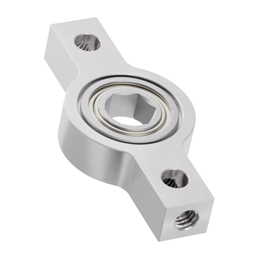 8mm Rex™ Bore 2 Side 1 Post Pillow Block 43mm Width Gobilda